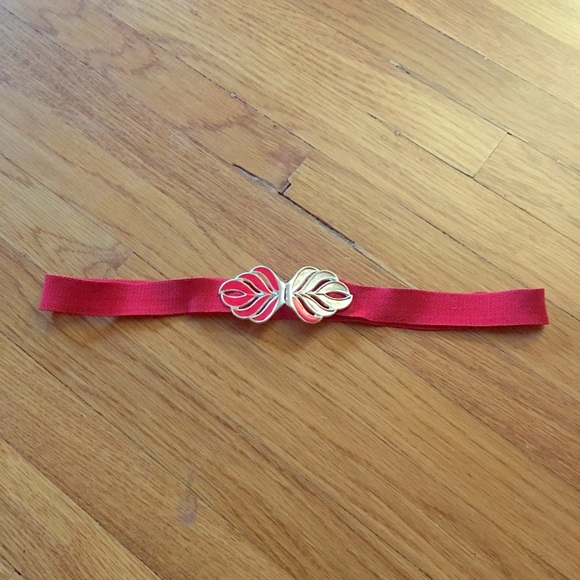 Accessories | 3 For 12 Vintage 198s Red Stretchy Belt | Poshmark